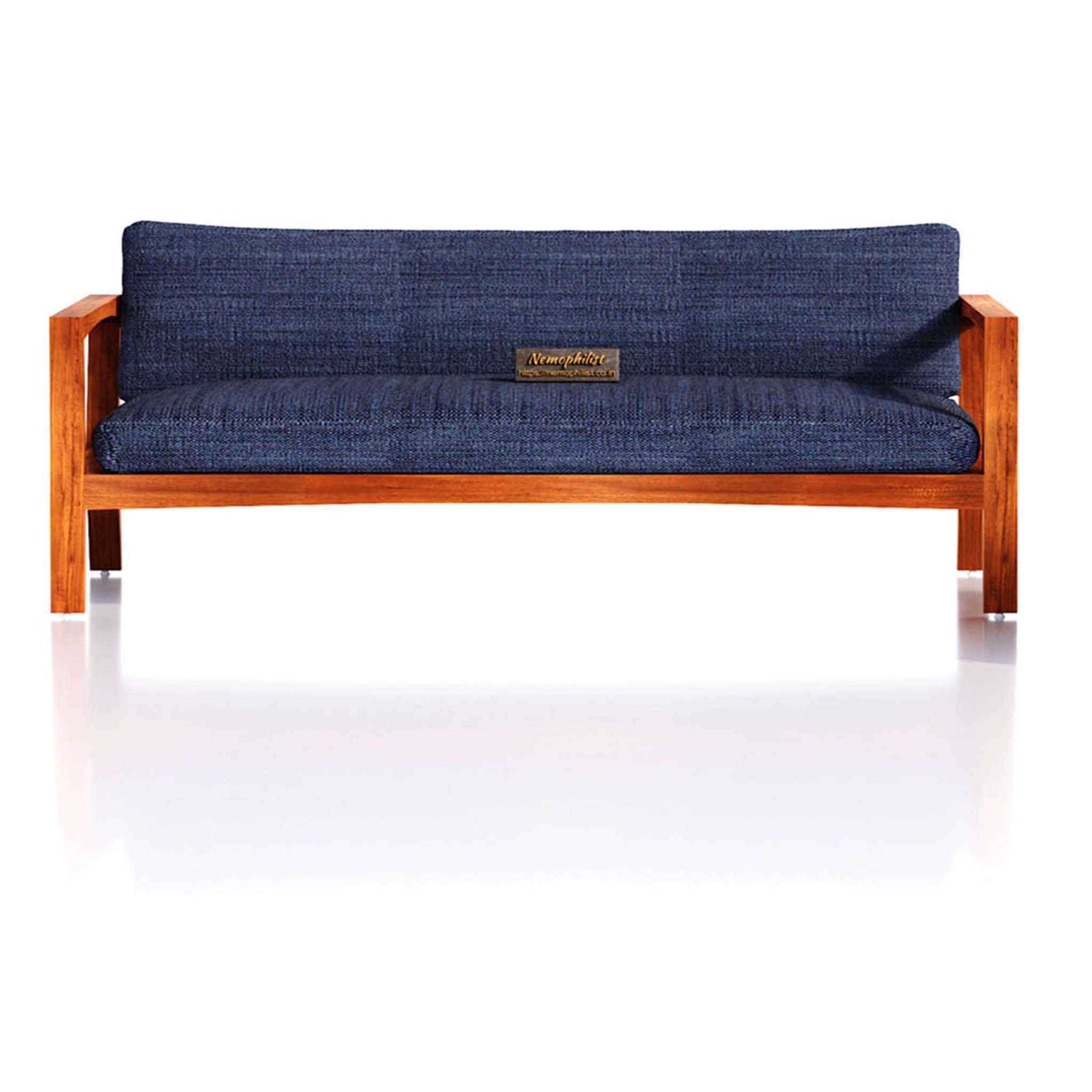 3-Seater Sofa Teakwood | Bridge | Nemophilist | Handcrafted